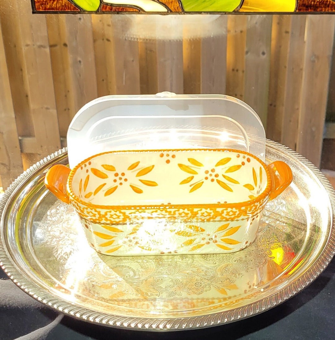 Vintage Temp-tations by Tara - Old World Orange 1/2 Quart Casserole ...