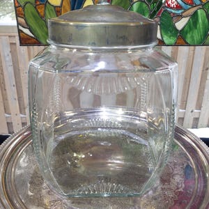 Vintage Silver Plate Cookie Jar: Benedict Procter, 1920s Kitchen Decor ...