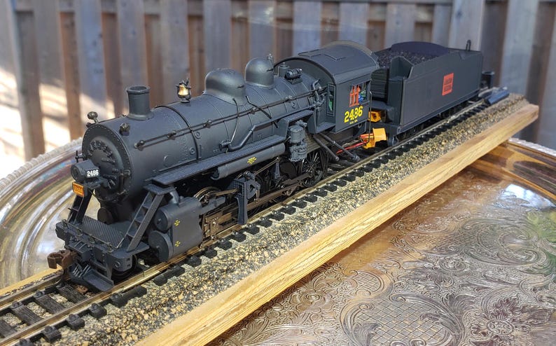 HO Scale Canadian National Steam Locomotive 2486 - Model Train ...