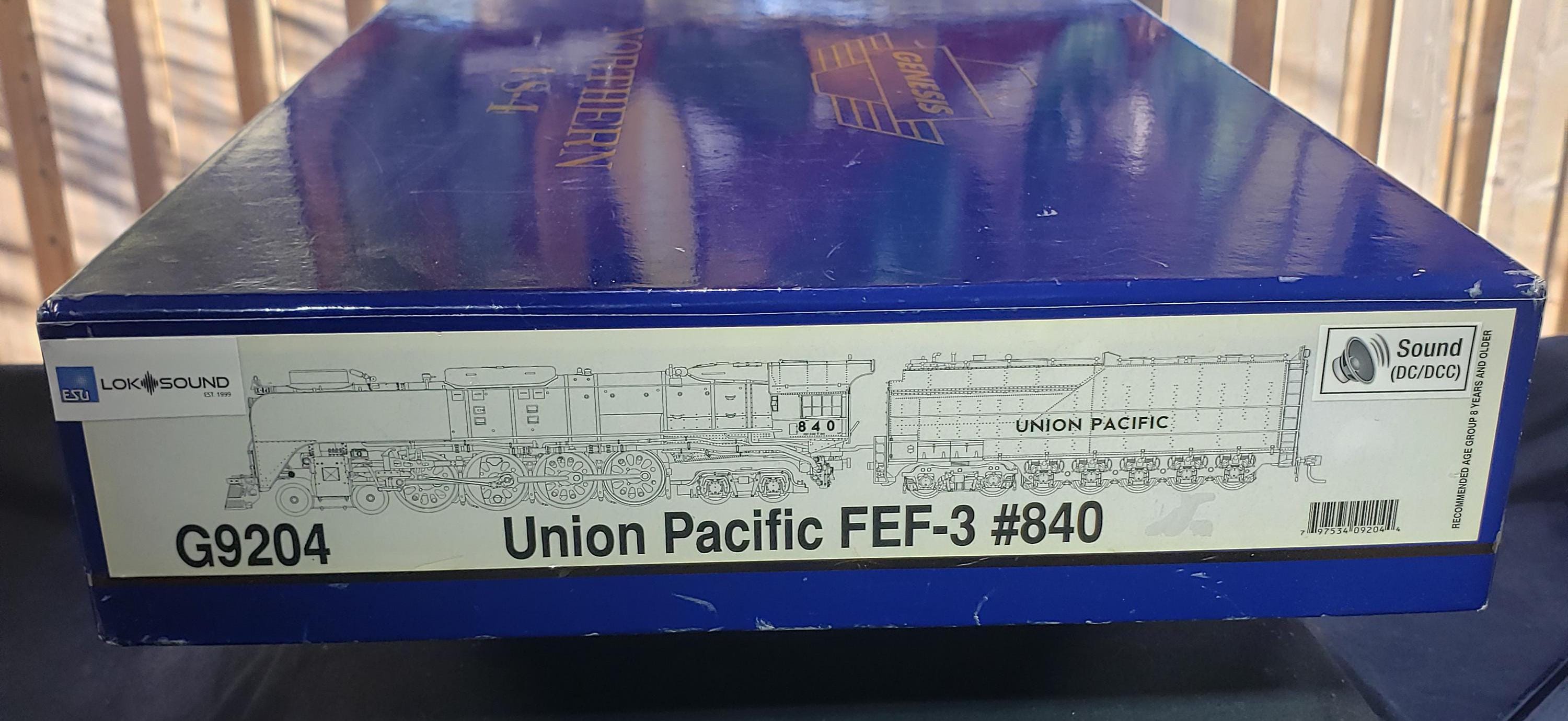Vintage Athearn HO Union Pacific Steam Locomotive #840 With DCC Sound ...