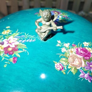 Very Rare Roundelay Turquoise & Pink Rose Musical Carousel Lipstick ...