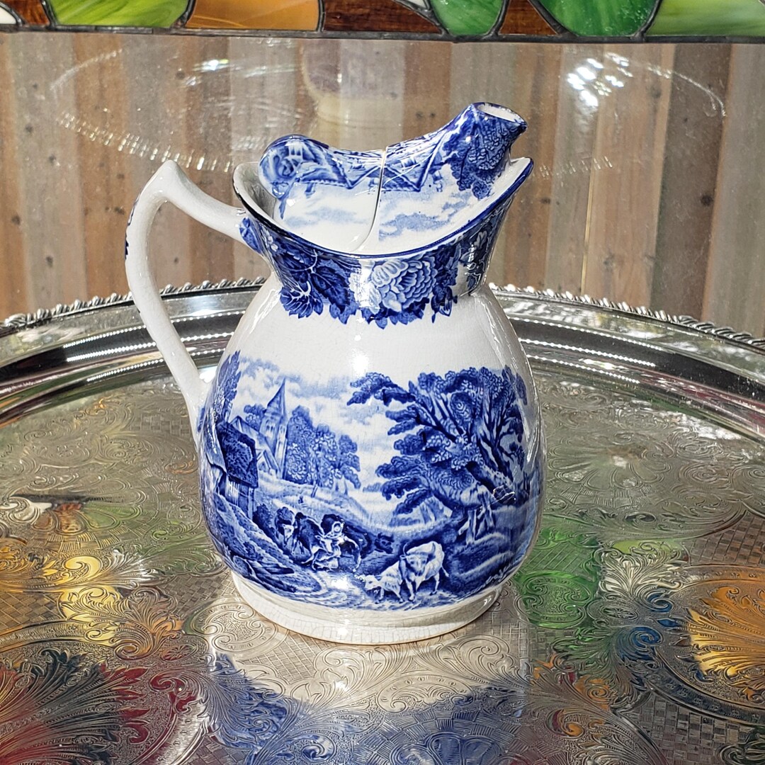 Antique Enoch Woods English Scenery - Rare Teapot With Cozy Lid ...