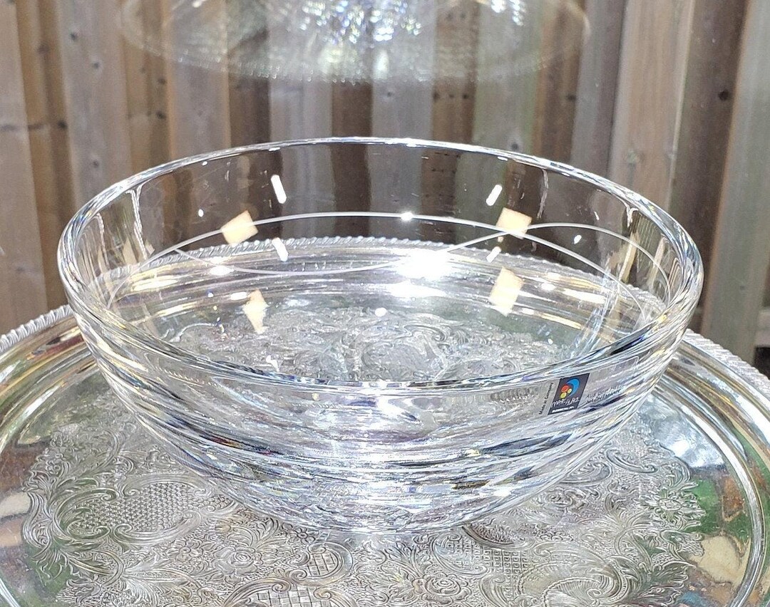 Vintage Marc Aurel Design Natchmann Bleikristall 24 % Crystal Bowl ...