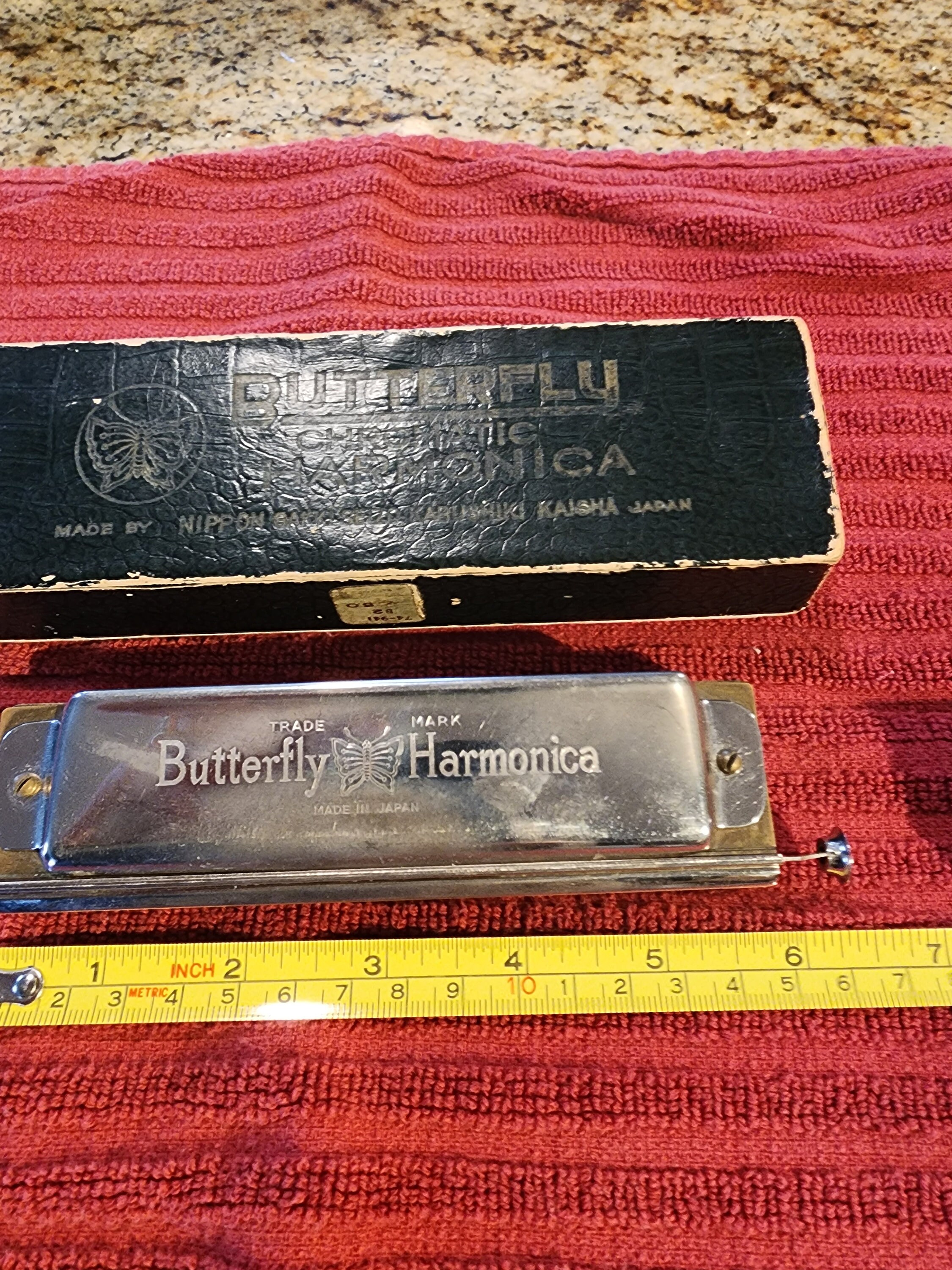Butterfly Chromatic Harmonica - Etsy
