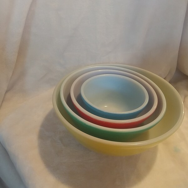 Pyrex Bowl Set - Etsy