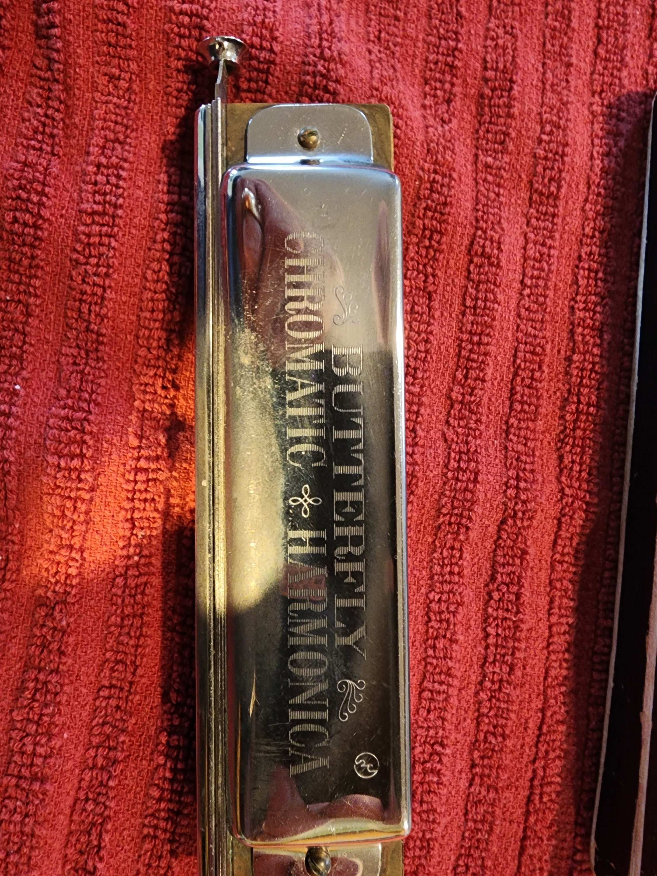 Butterfly Chromatic Harmonica - Etsy