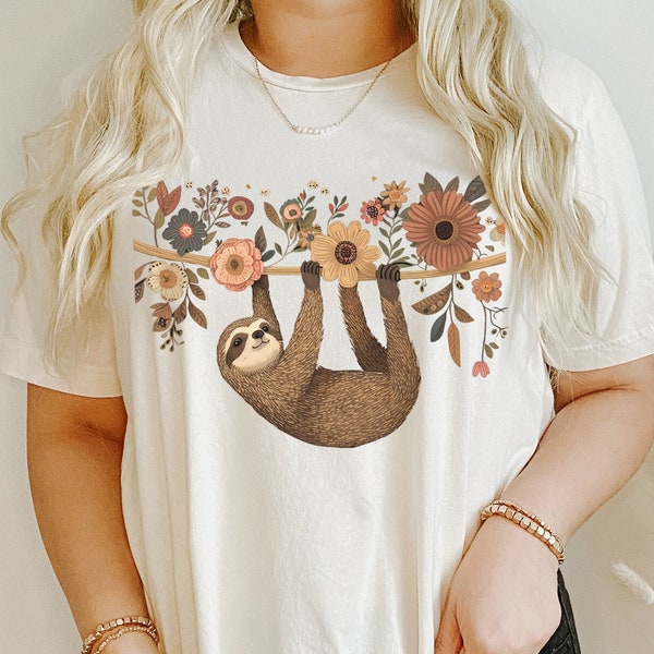 Sloth Shirt Women - Etsy