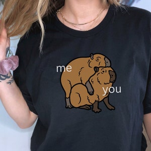 Romantic Capybara Meme Shirt Capybara Shirt Capybara Gift - Etsy