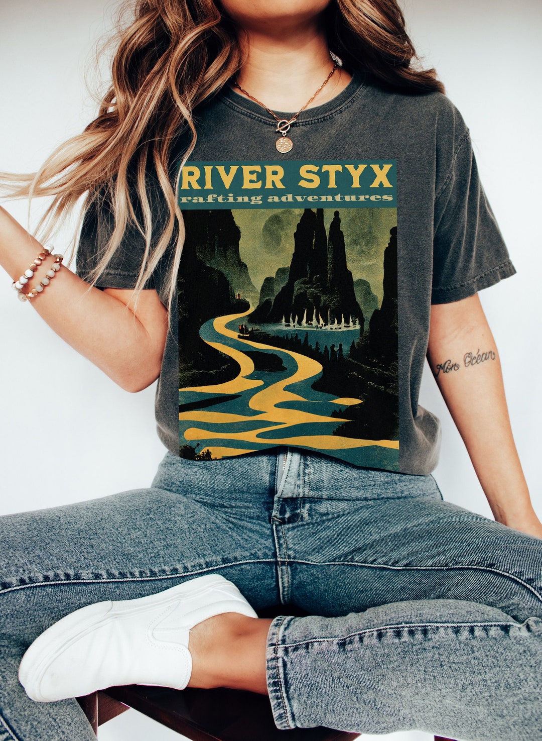 River Styx Rafting Adventures Comfort Colors Shirt Greek Mythology ...