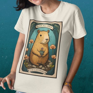Capybara Tarot Card Shirt Capybara Tarot Shirt Capybara Shirt Tarot ...