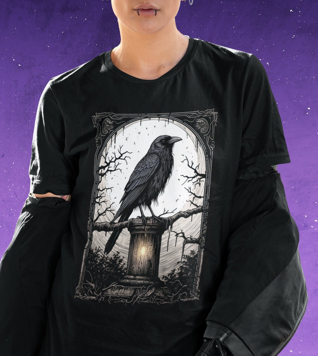 Raven Shirt Crowcore Shirt Vulture Culture Shirt Dark Academia Shirt ...