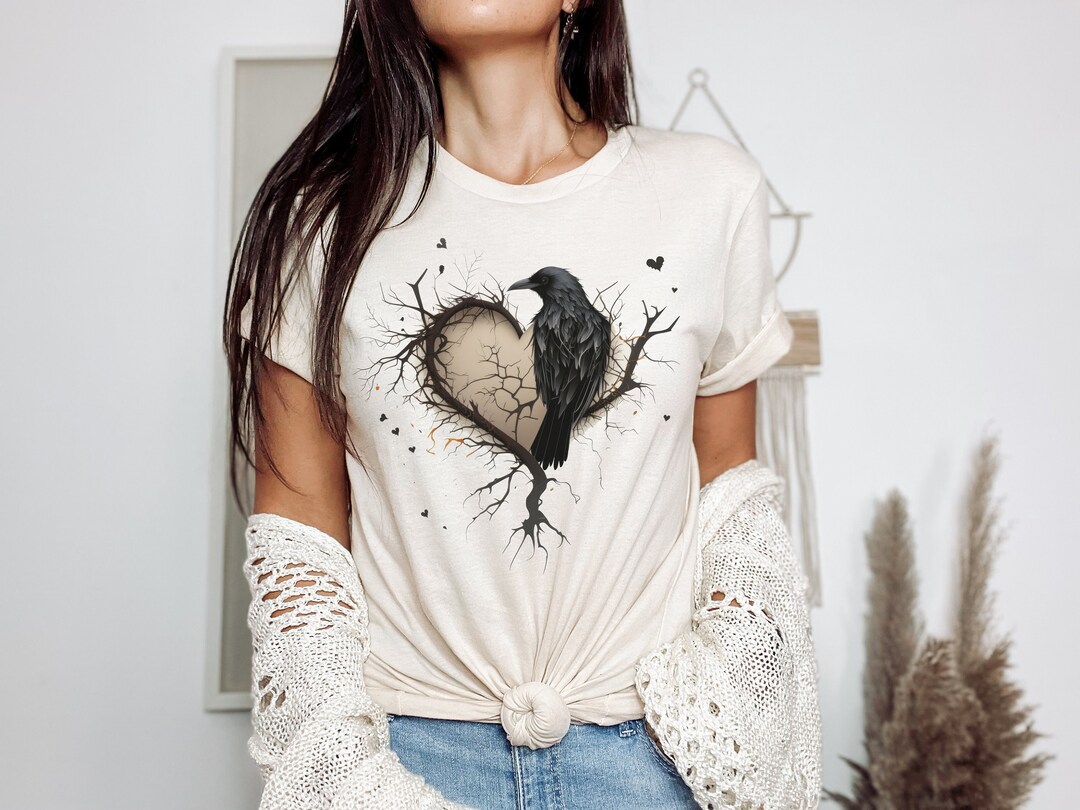 Crowcore Shirt Vulture Culture Shirt Raven Shirt Dark Academia Shirt ...