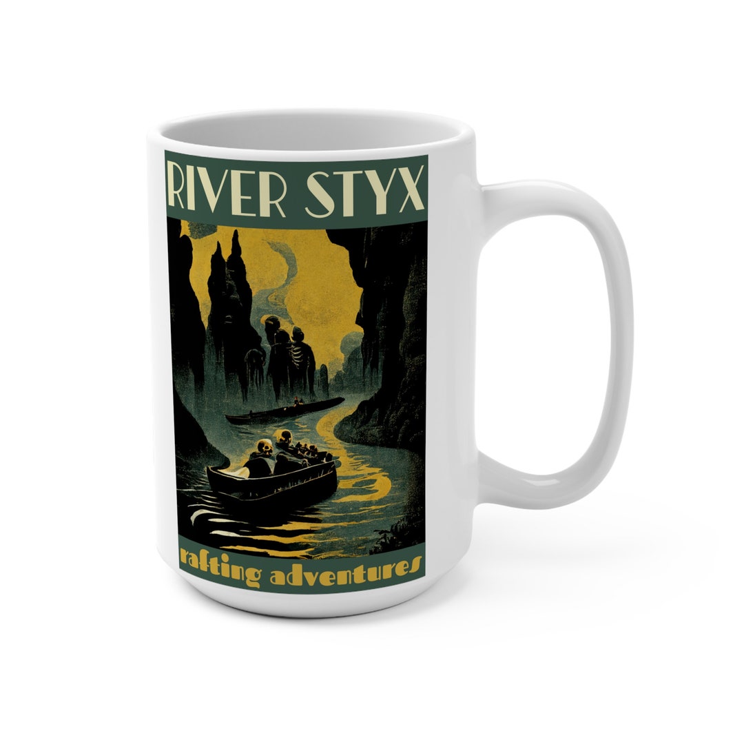 River Styx Rafting Adventures Mug Greek Mythology Gift Dark Academia ...