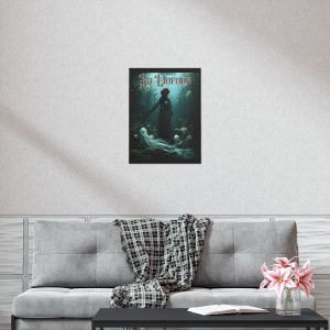 La Llorona Poster the Weeping Woman Cryptid Art Print Llorona Wall Art ...