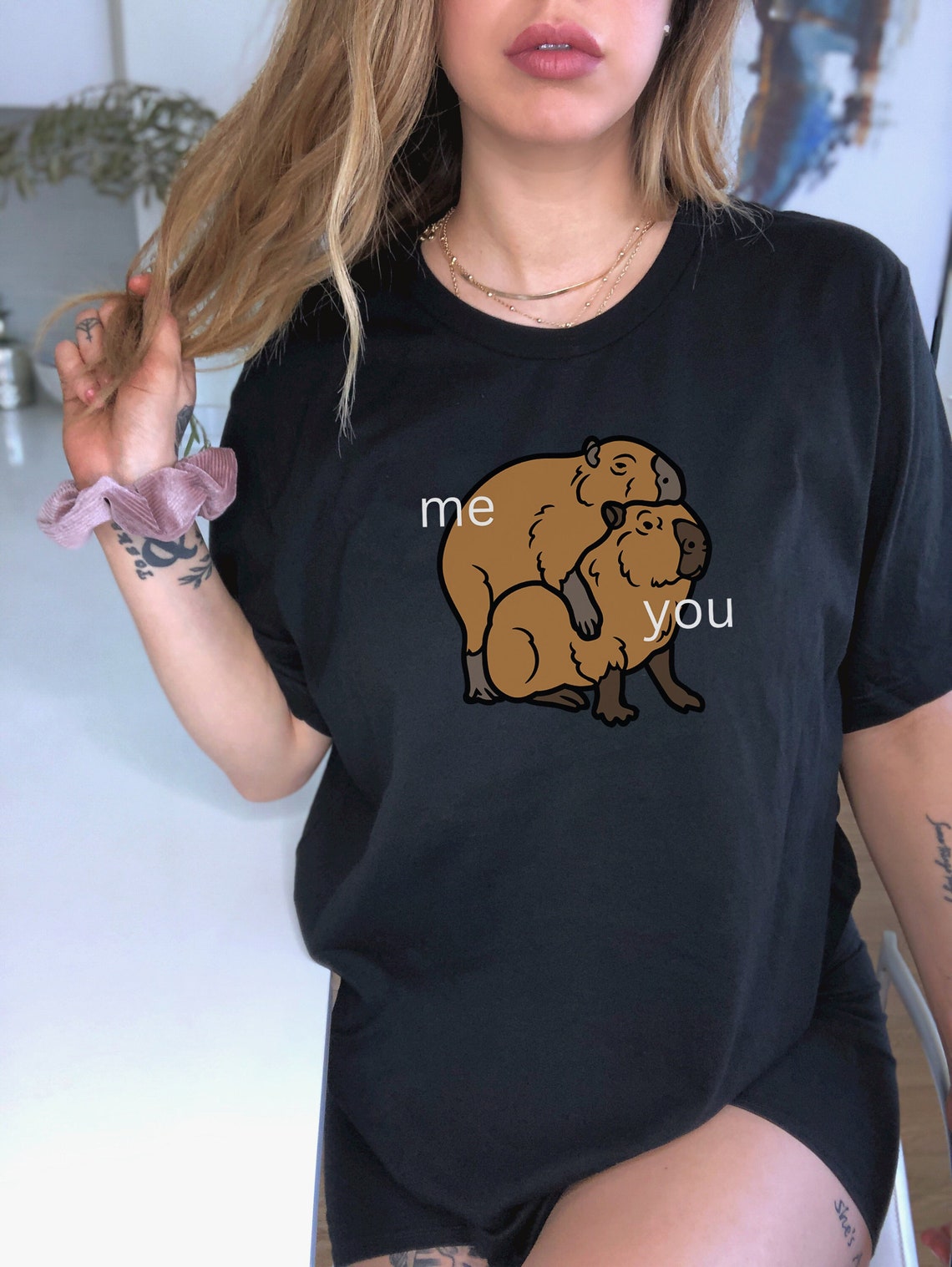 Romantic Capybara Meme Shirt Capybara Shirt Capybara Gift - Etsy