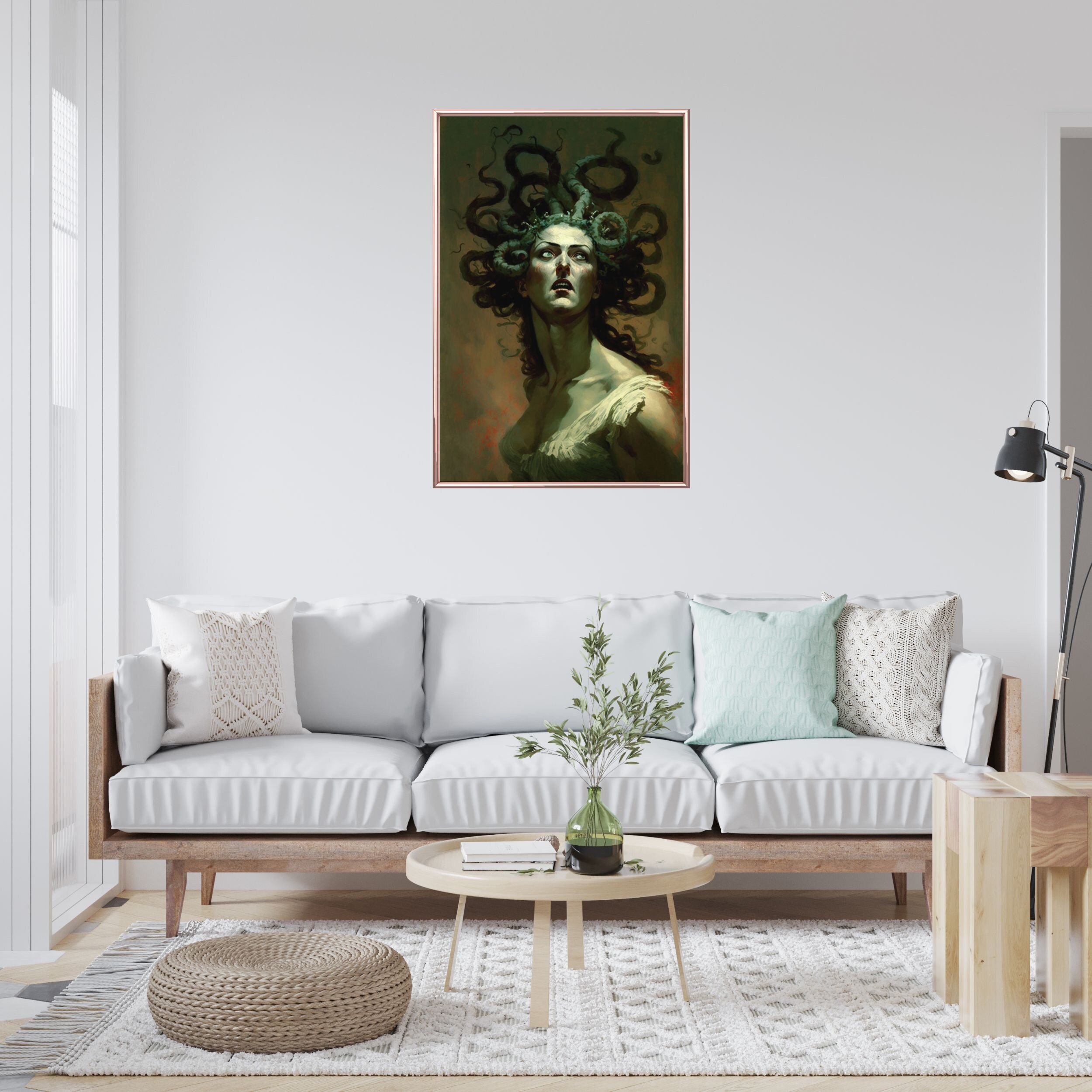 Medusa Art Medusa Wall Art Medusa Art Print Medusa Poster Medusa Decor ...