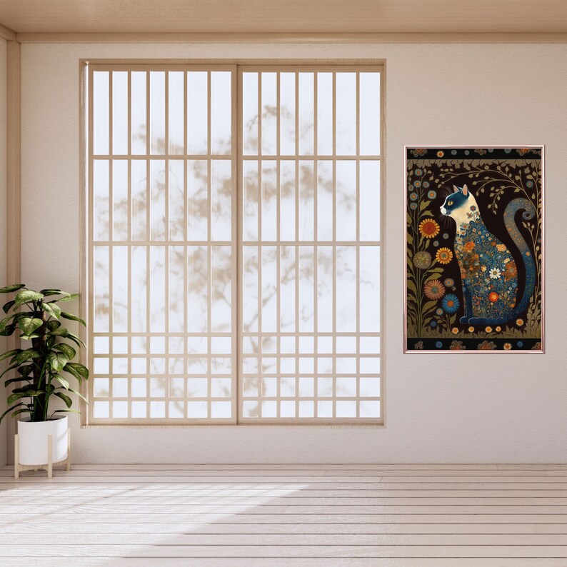 Siamese Cat Art Print Siamese Cat Poster Siamese Cat Wall Art Siamese ...