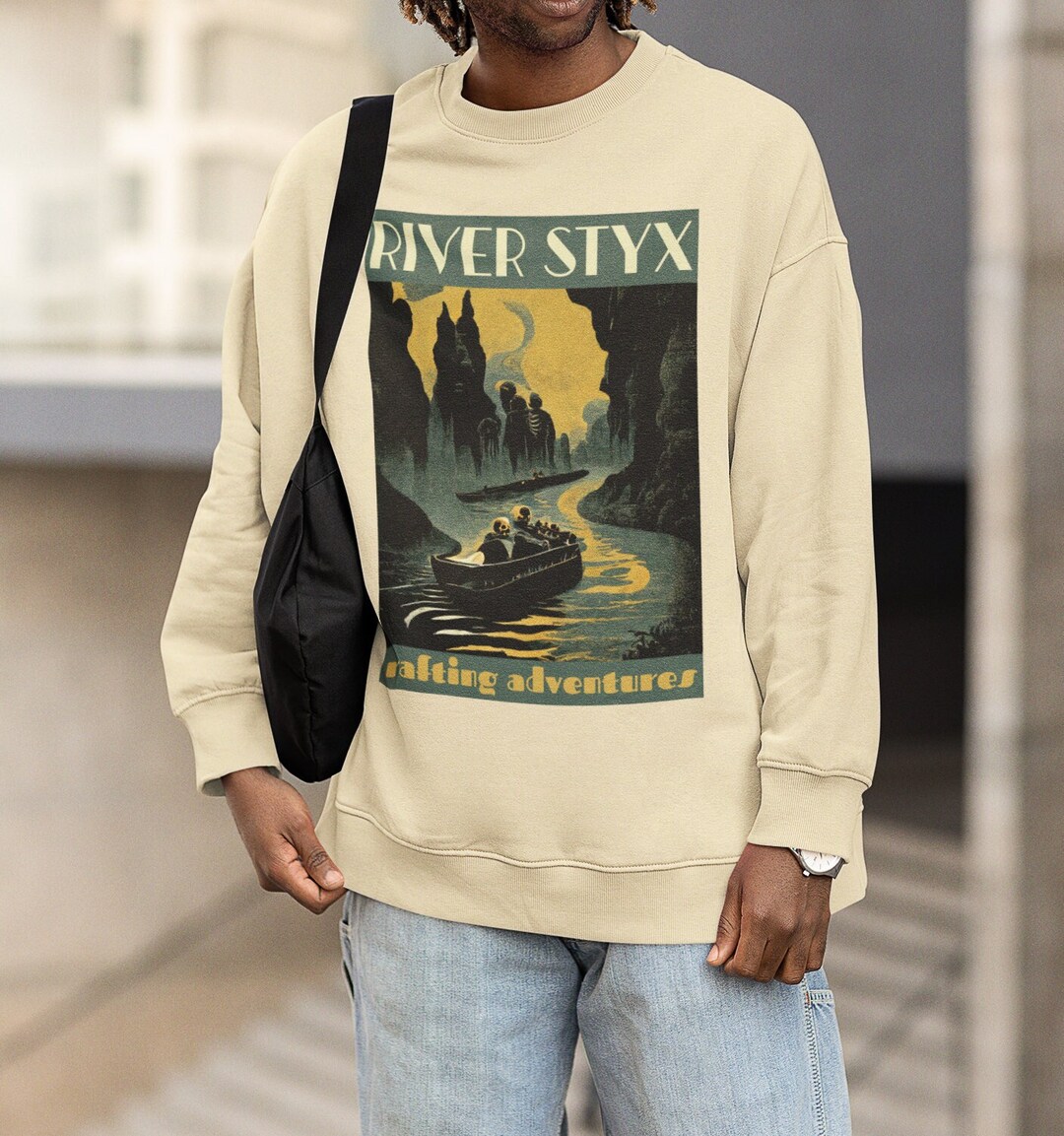 River Styx Rafting Adventures Vintage Poster Sweatshirt Greek - Etsy
