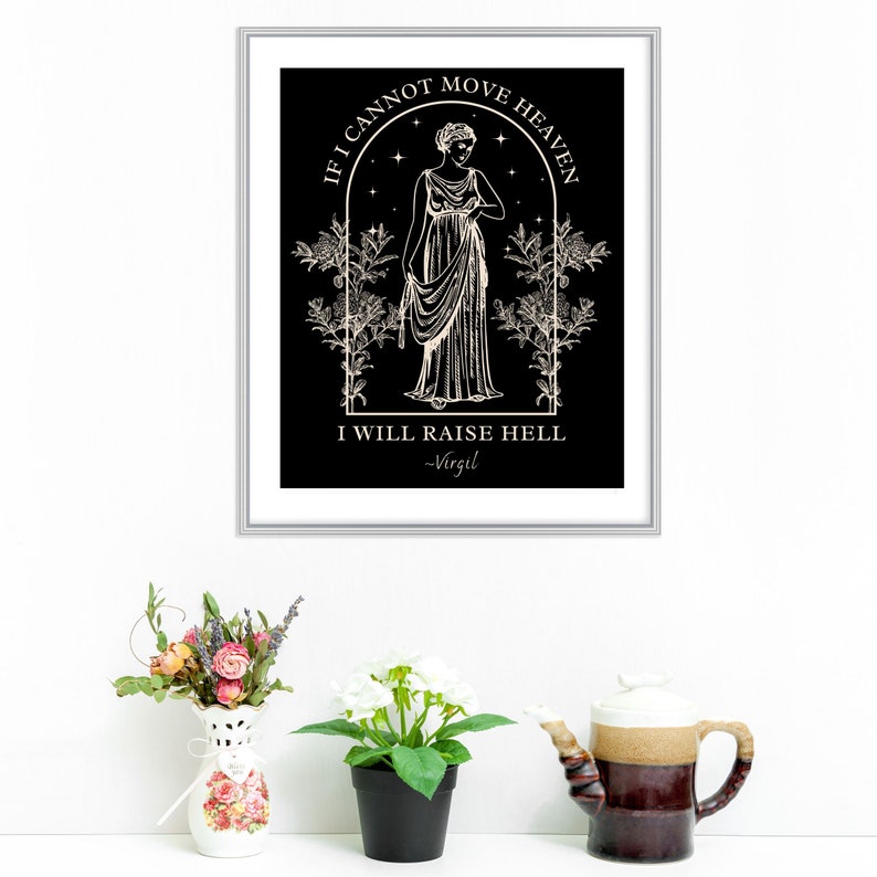 Persephone Art Print Greek Mythology Art Print Greek Mythology Poster ...