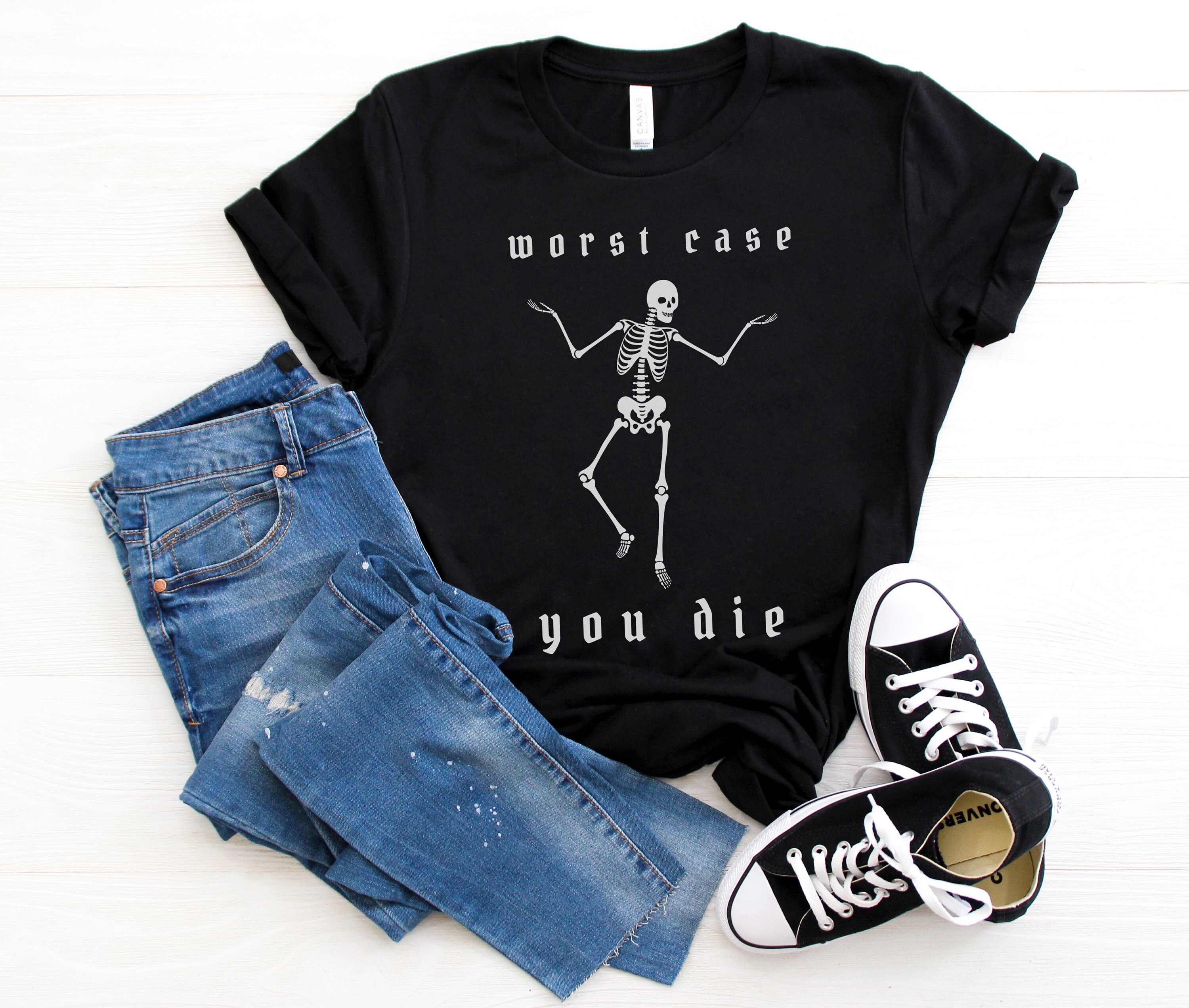 Pastel Goth Shirt Skeleton Shirt Pastel Grunge Tee Soft Goth | Etsy