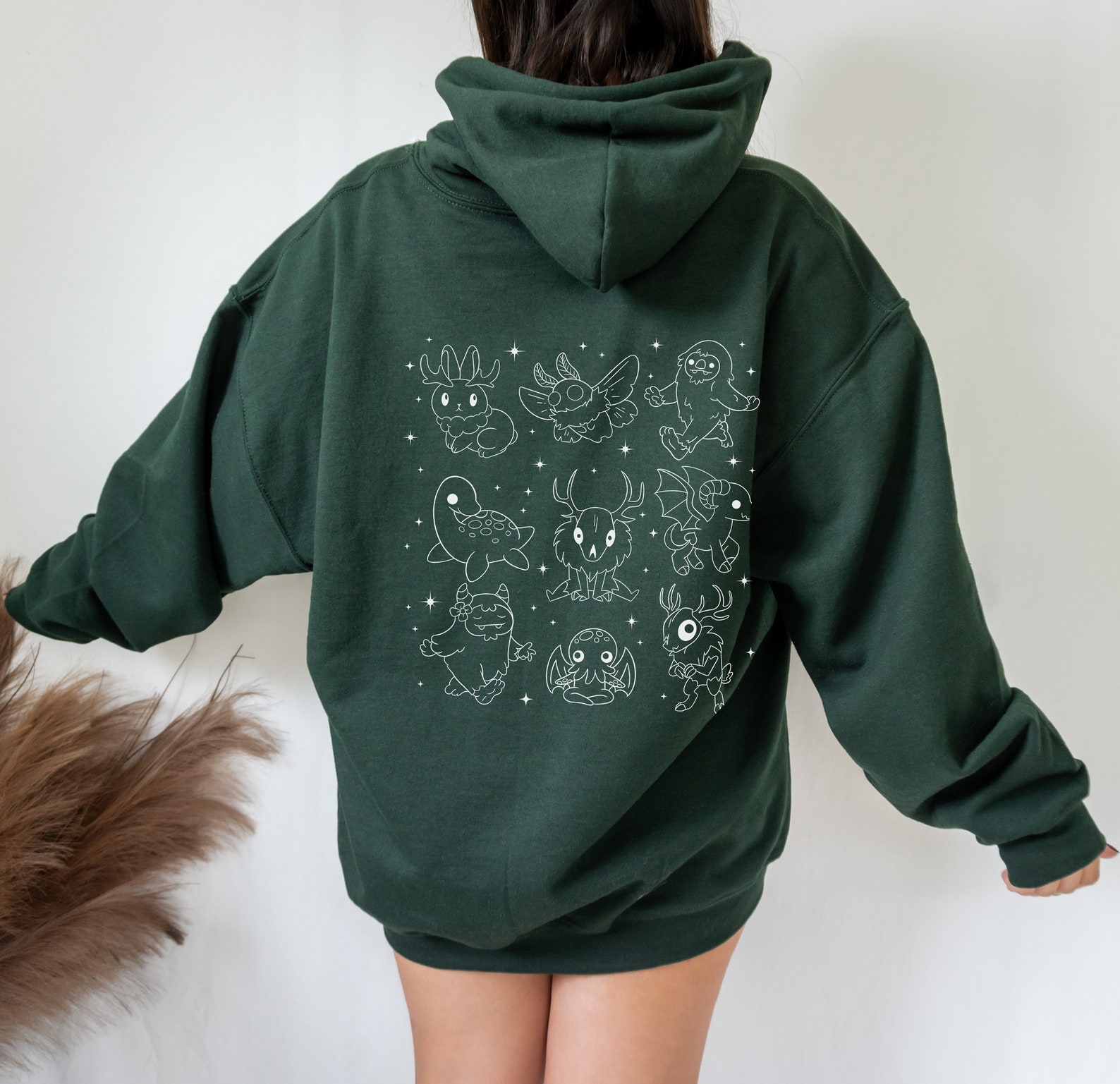 Celestial Cryptid Hoodie Cryptidcore Sweatshirt Cryptozoology Shirt ...