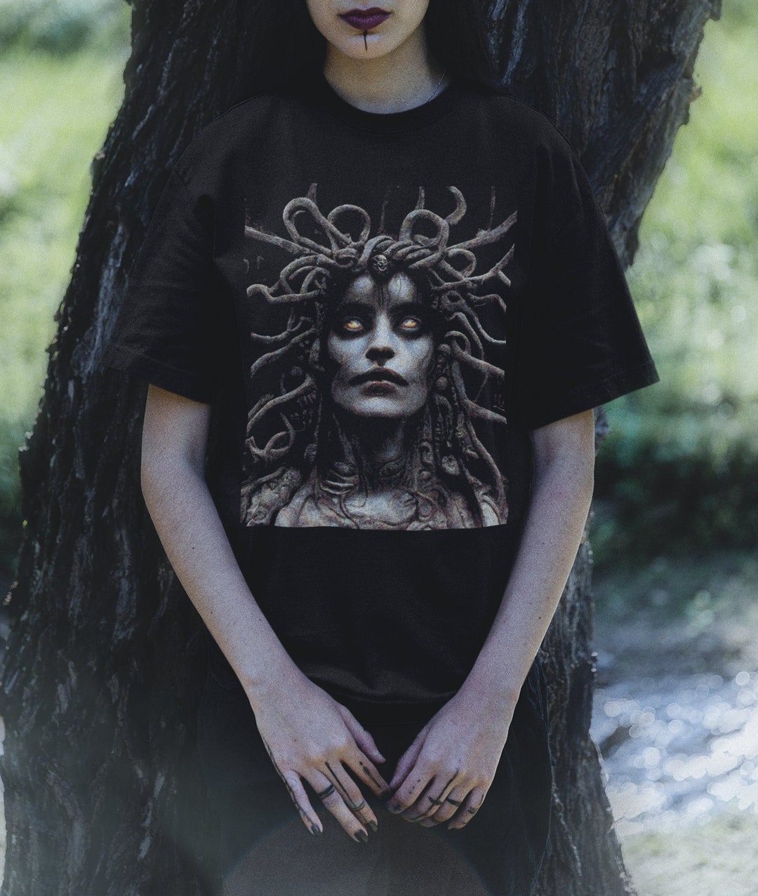 Medusa Shirt Greek Mythology Shirt Poet Shirt Dark Academia Clothing ...