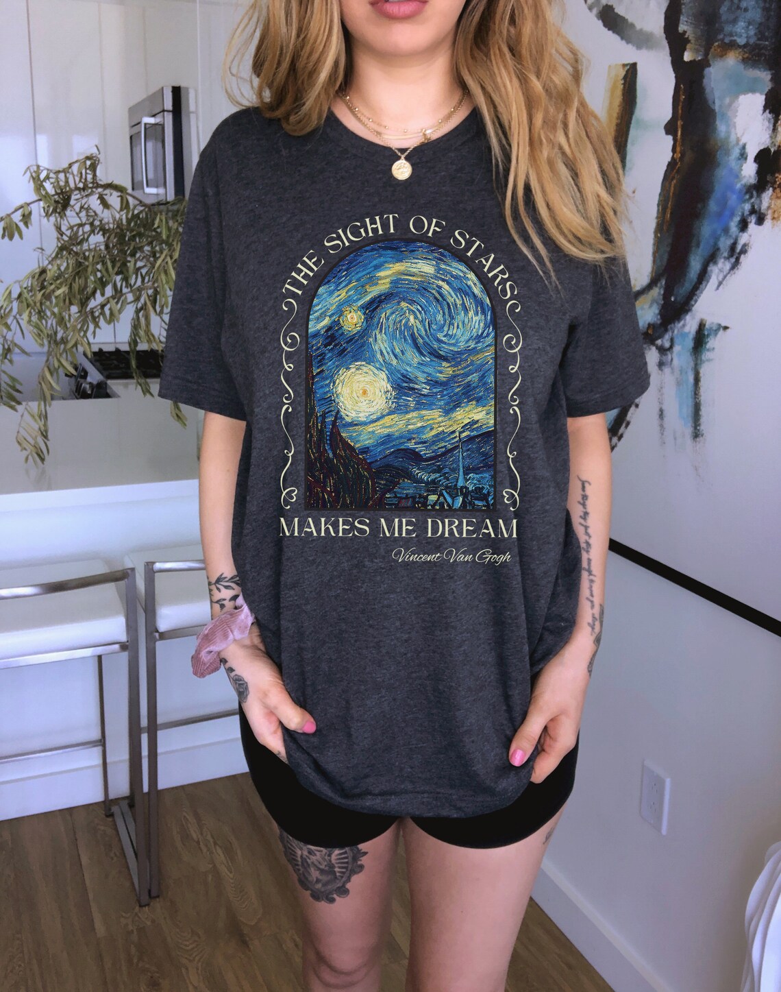 Van Gogh Shirt Vincent Van Gogh Artist Shirt Van Gogh Clothing - Etsy