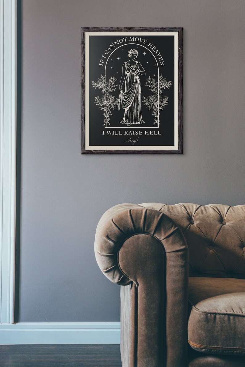 Persephone Art Print Greek Mythology Art Print Greek Mythology Poster ...