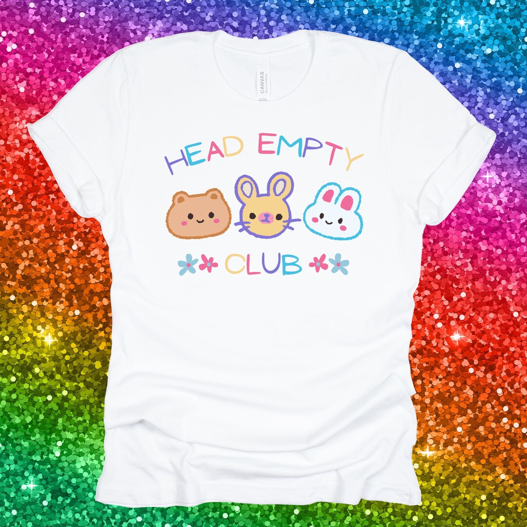 Head Empty Club Shirt Kidcore Shirt Clowncore Shirt Kidcore Clothing ...