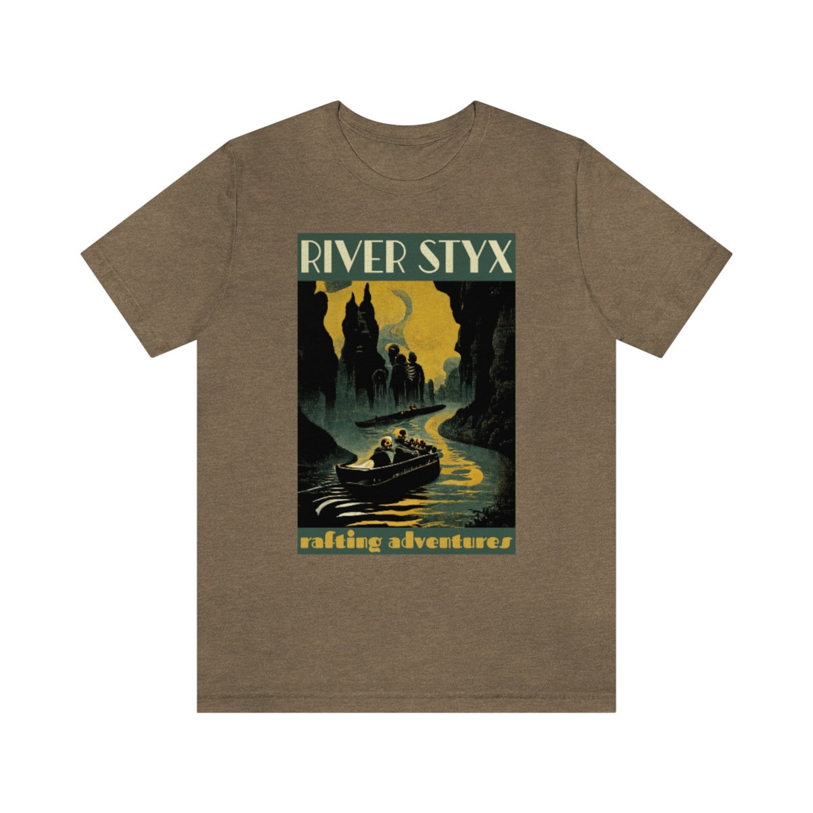 River Styx Rafting Adventures Vintage Poster Shirt Greek Mythology ...