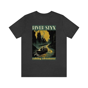 River Styx Rafting Adventures Vintage Poster Shirt Greek Mythology ...