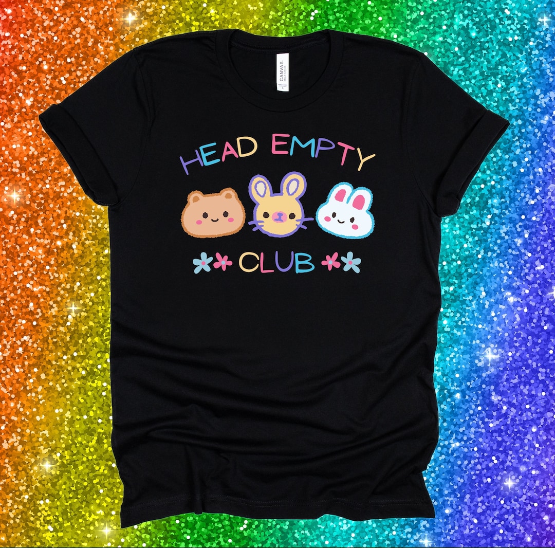 Head Empty Club Shirt Kidcore Shirt Clowncore Shirt Kidcore Clothing ...