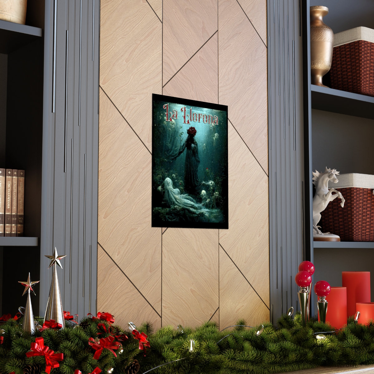 La Llorona Poster the Weeping Woman Cryptid Art Print Llorona - Etsy