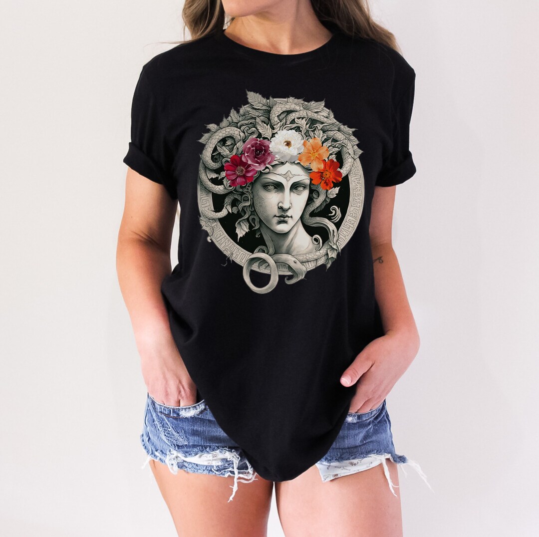 Subtle Lesbian Pride Medusa Shirt Sapphic Shirt Lesbian Shirt Sapphic ...
