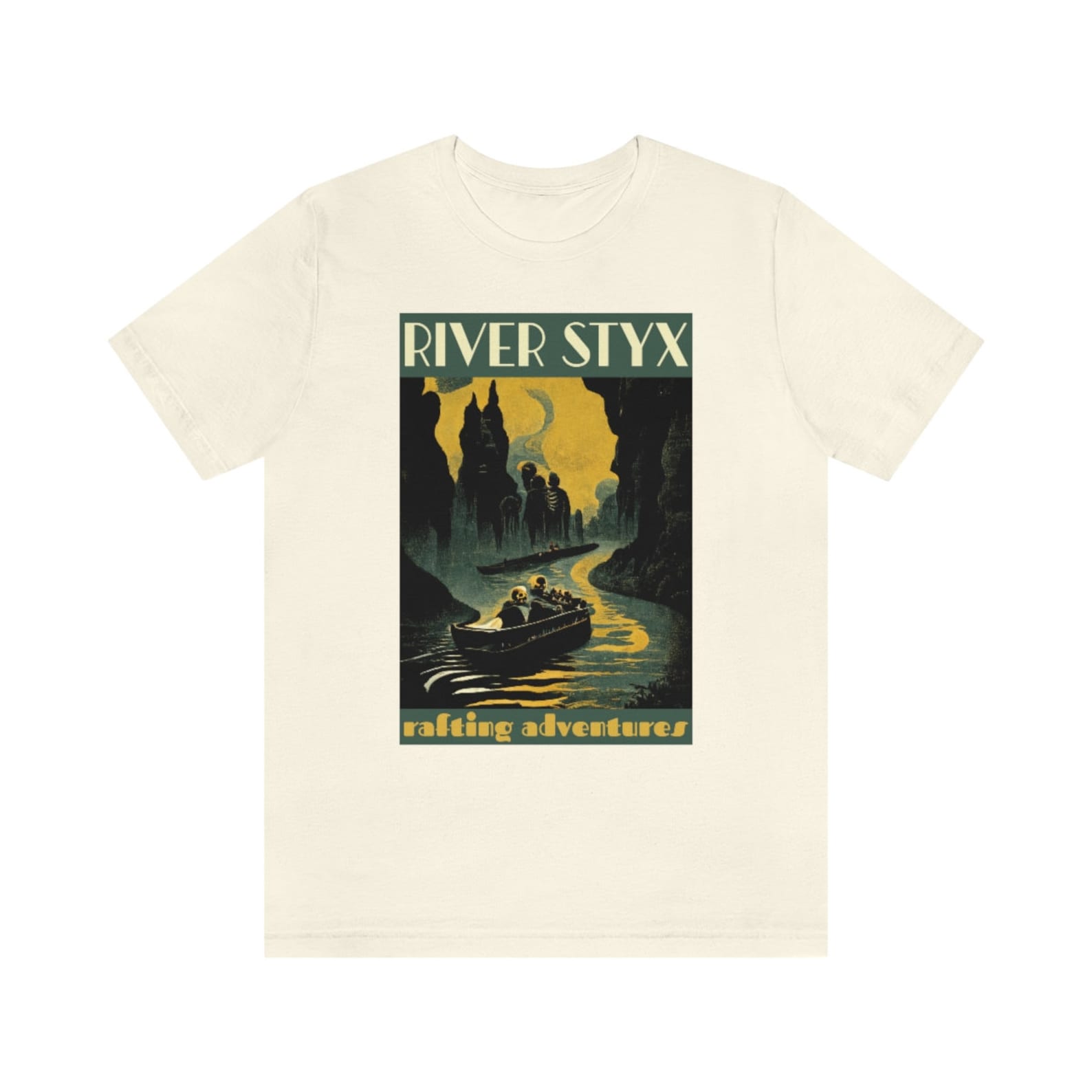 River Styx Rafting Adventures Vintage Poster Shirt Greek Mythology ...
