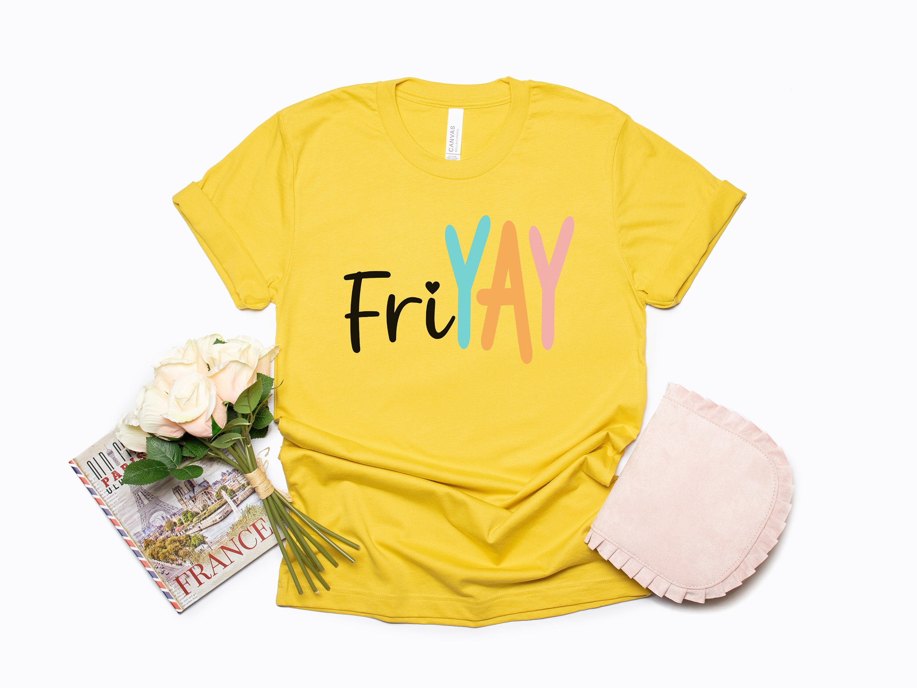Friyay Shirt, Fri-yay! Tshirt, Friyay Cute Teacher Tee, Its Friyay, Fun ...