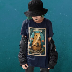 Capybara Tarot Card Shirt Capybara Tarot Shirt Capybara Shirt Tarot ...
