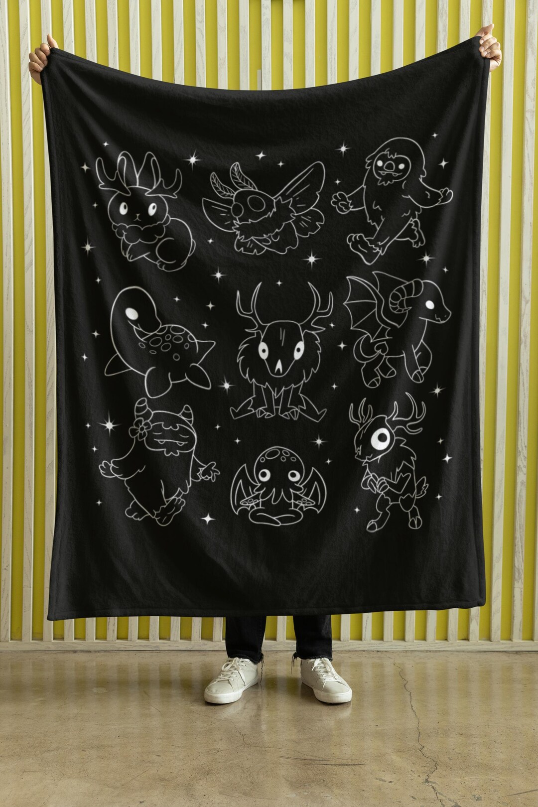 Celestial Cryptid Blanket Baby Cryptids Plush Velveteen Blanket Cryptid ...