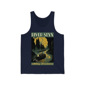 River Styx Rafting Adventures Tank Top Vintage Poster Shirt Greek ...