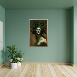 Medusa Art Medusa Wall Art Medusa Art Print Medusa Poster Medusa Decor ...