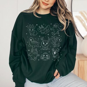 Cryptid Sweatshirt Cryptidcore Shirt Cryptozoology Shirt Cute Cryptid ...
