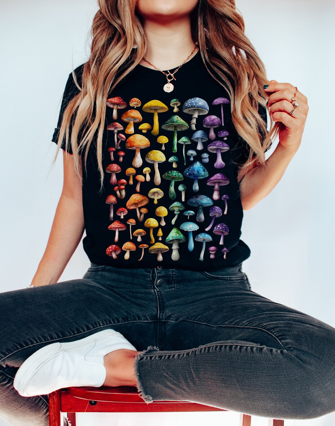Gay Pride Mushroom Shirt Cottagecore Pride Shirt Rainbow Mushrooms ...