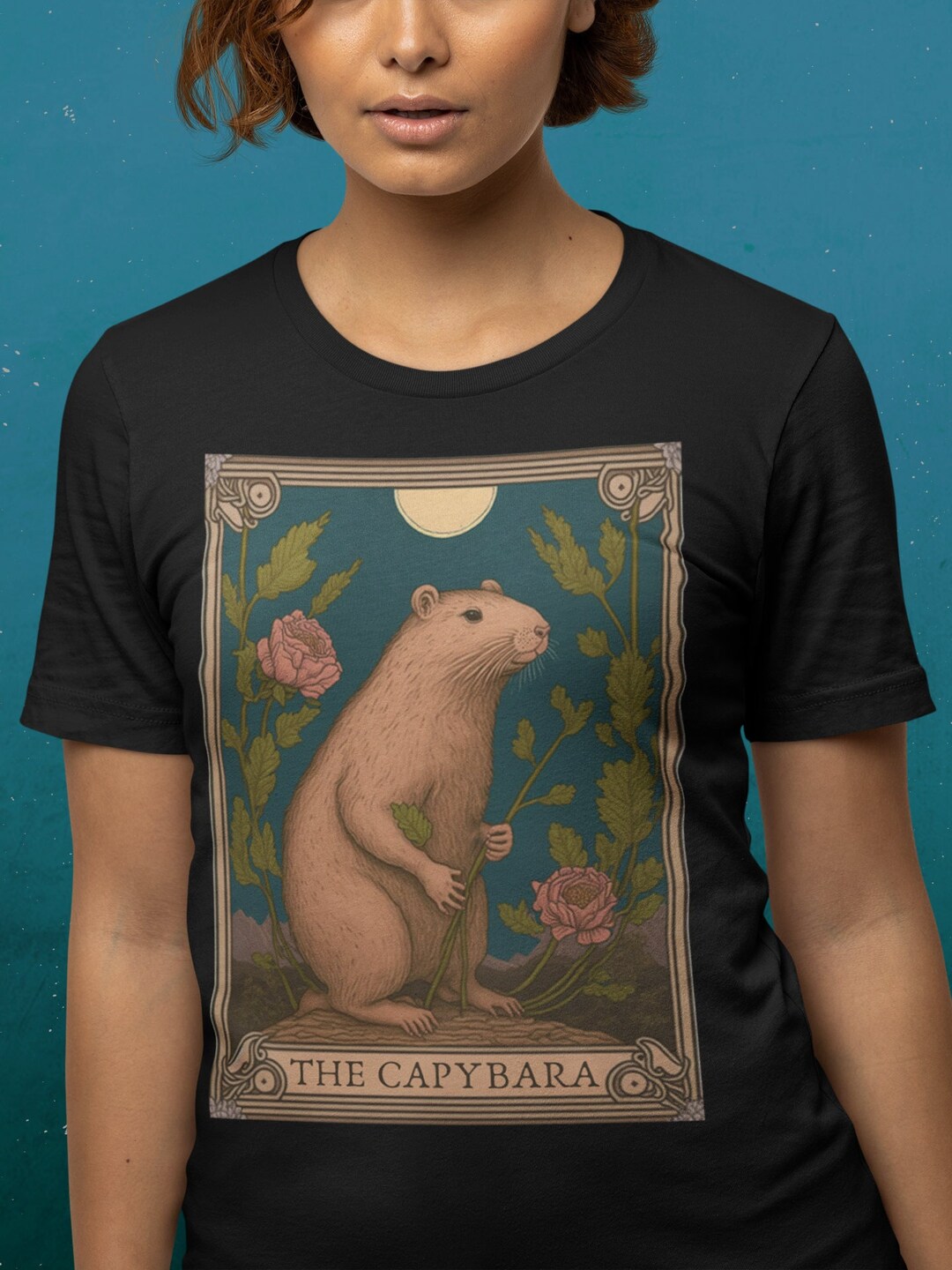 Capybara Tarot Card Shirt Capybara Tarot Shirt Capybara Shirt Tarot ...