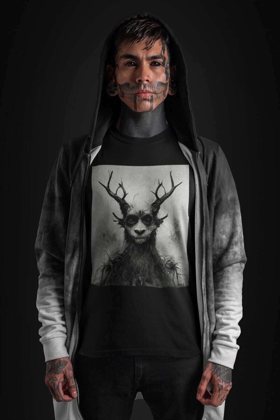 Wendigo Shirt Cryptid Shirt Supernatural Shirt Cryptids T-shirt ...