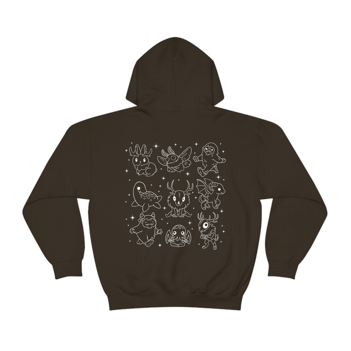 Celestial Cryptid Hoodie Cryptidcore Sweatshirt Cryptozoology - Etsy