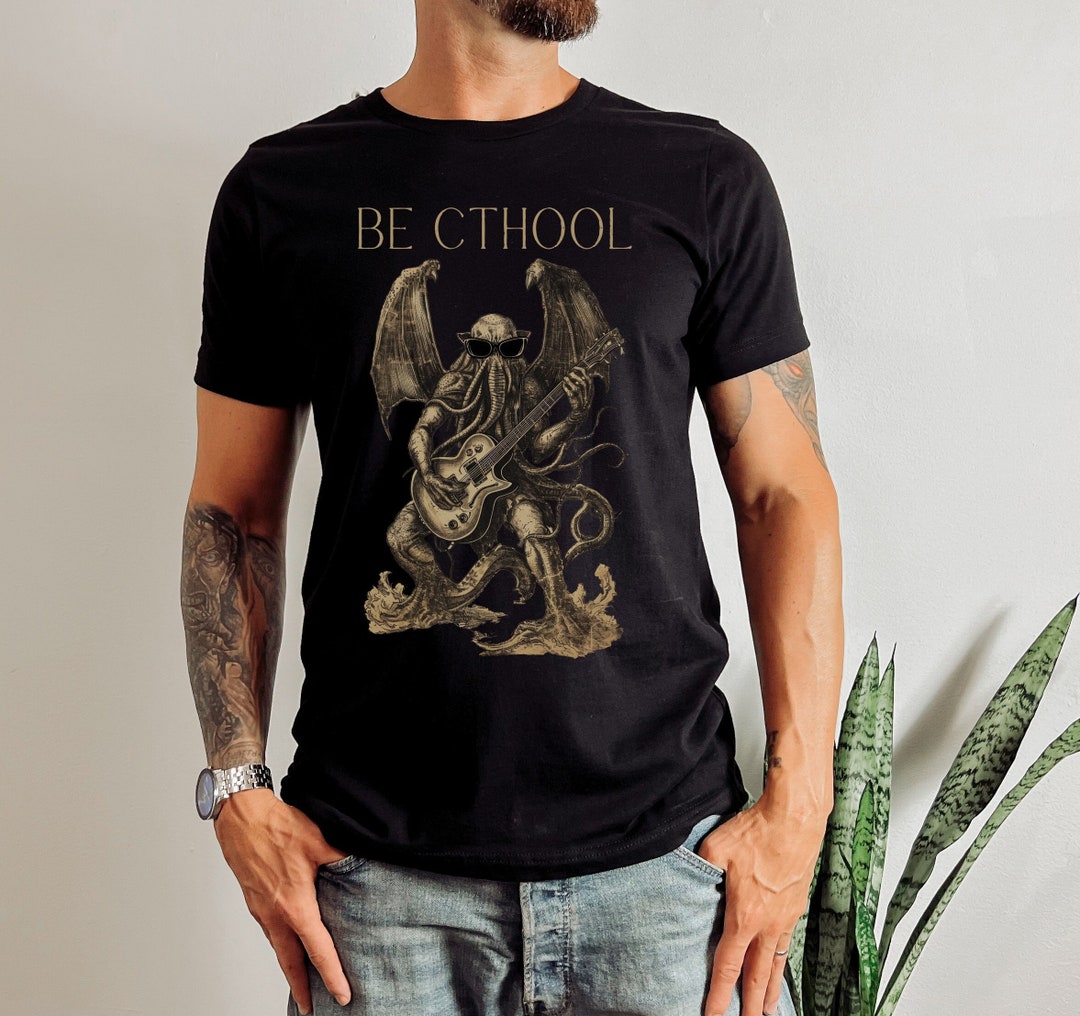 Funny Cthulhu Shirt Be Cthool Shirt Lovecraft Shirt Bookish Oddly ...