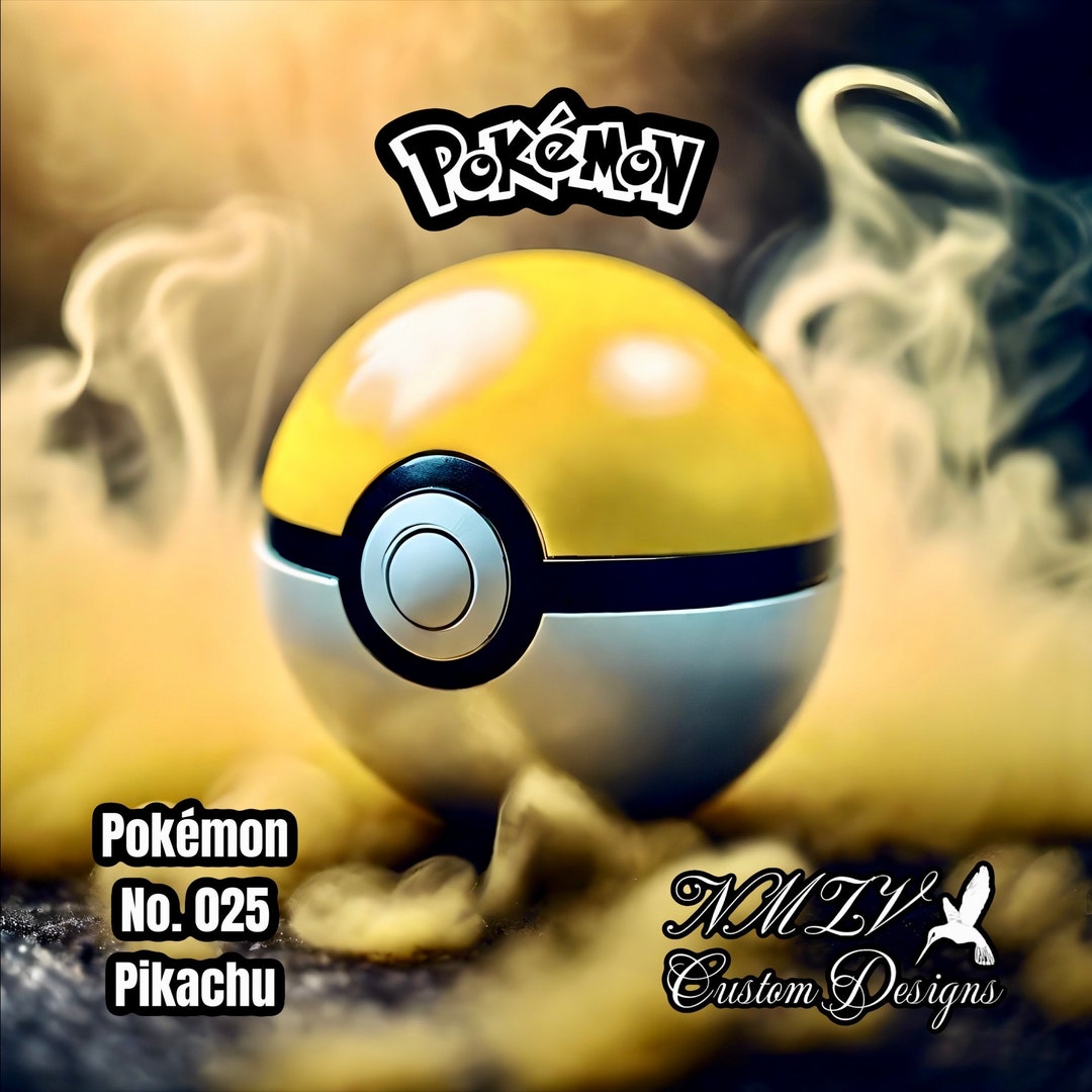 Pokéball Transparent - Pikachu - Etsy
