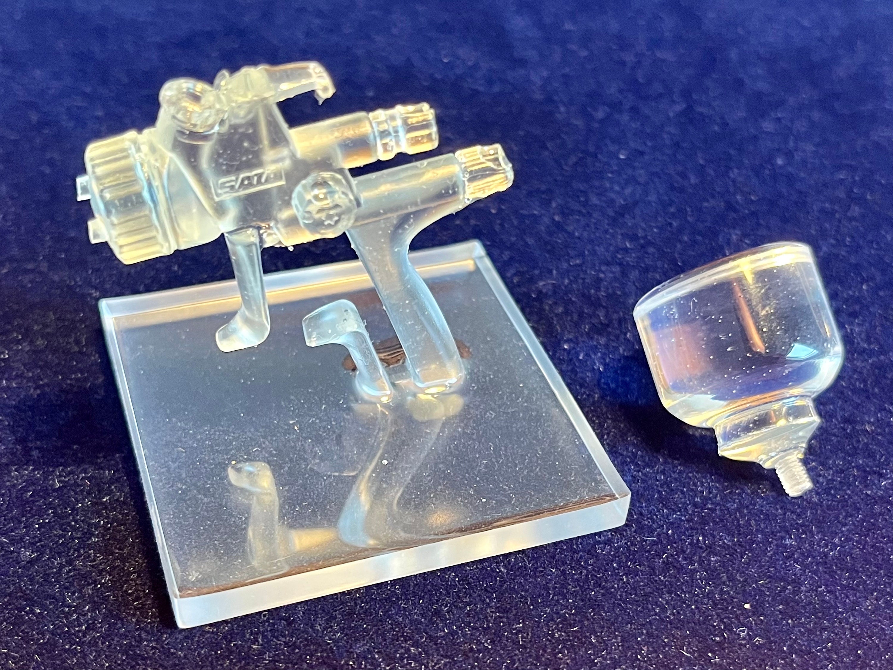 SATA Spray Gun Mini Display / Transparent - Etsy