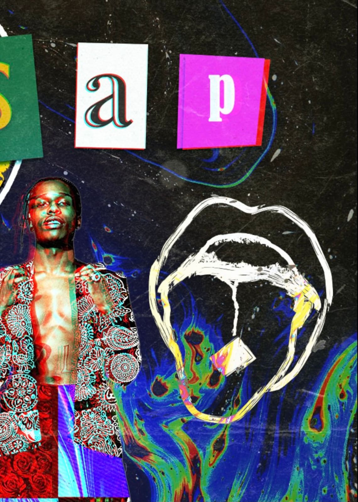 ASAP Rocky Art Poster Printable Digital Download - Etsy