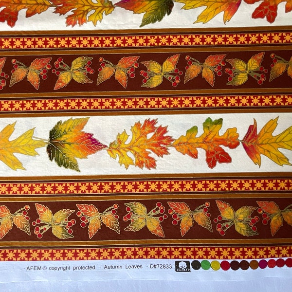 Border Print Fabric - Etsy